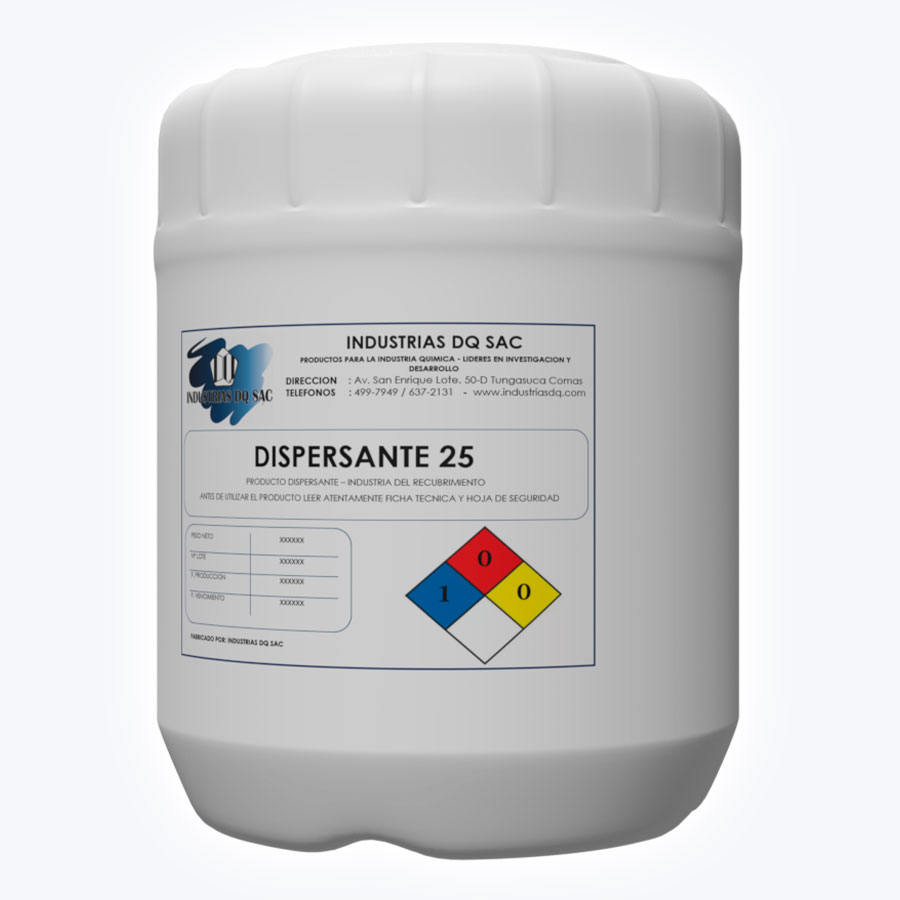 DISPERSANTE 25 – Industrias DQ
