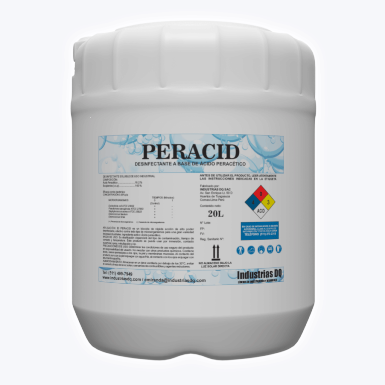PERACID 16% (Ácido Peracético al 16 %) – Industrias DQ